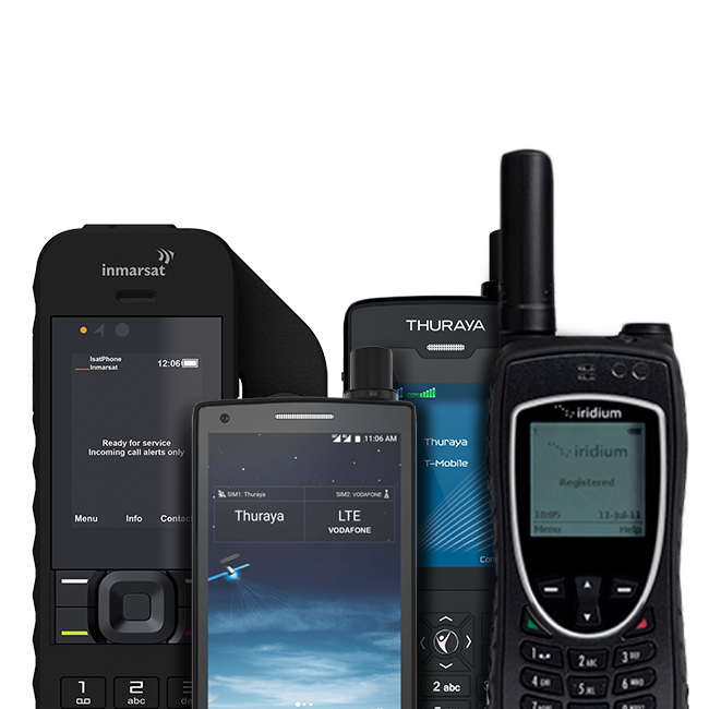 Teléfonos Vía Satélite - Las mejores Marcas - Los mejores Precios